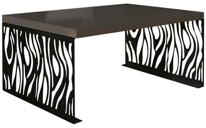 Konferenční stolek MAFEI 100x70 Hlavní barva: Bílá Lesk