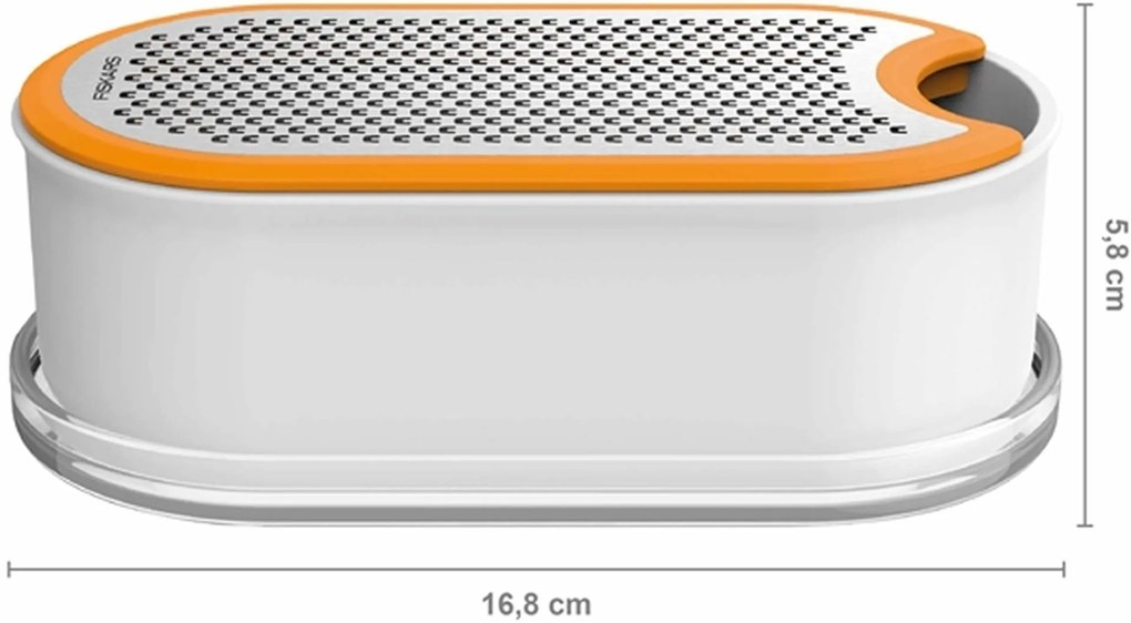 Fiskars Functional Form struhadlo s miskou, 16,8cm 1019530