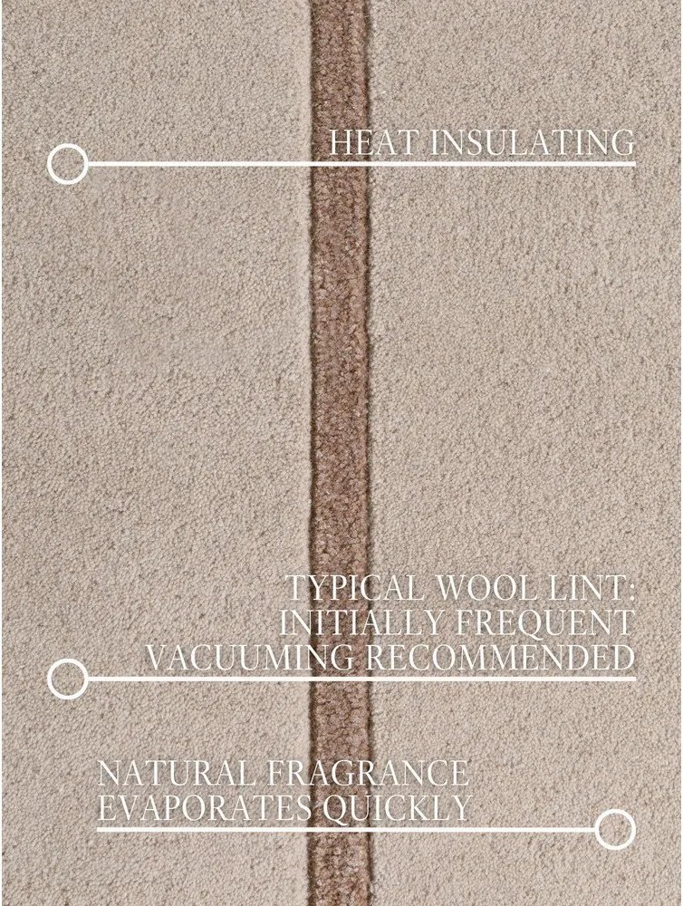 Hnědý/krémový koberec s příměsí vlny 200x290 cm Presilda – Villeroy&amp;Boch