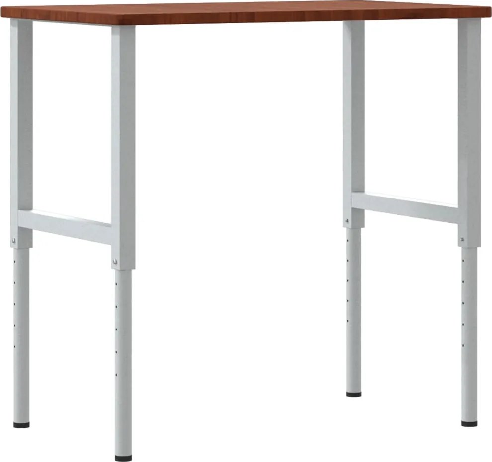 Pracovní stůl tmavě hnědý 100x60x(71,5–98) cm dub obdélníkový 3309703