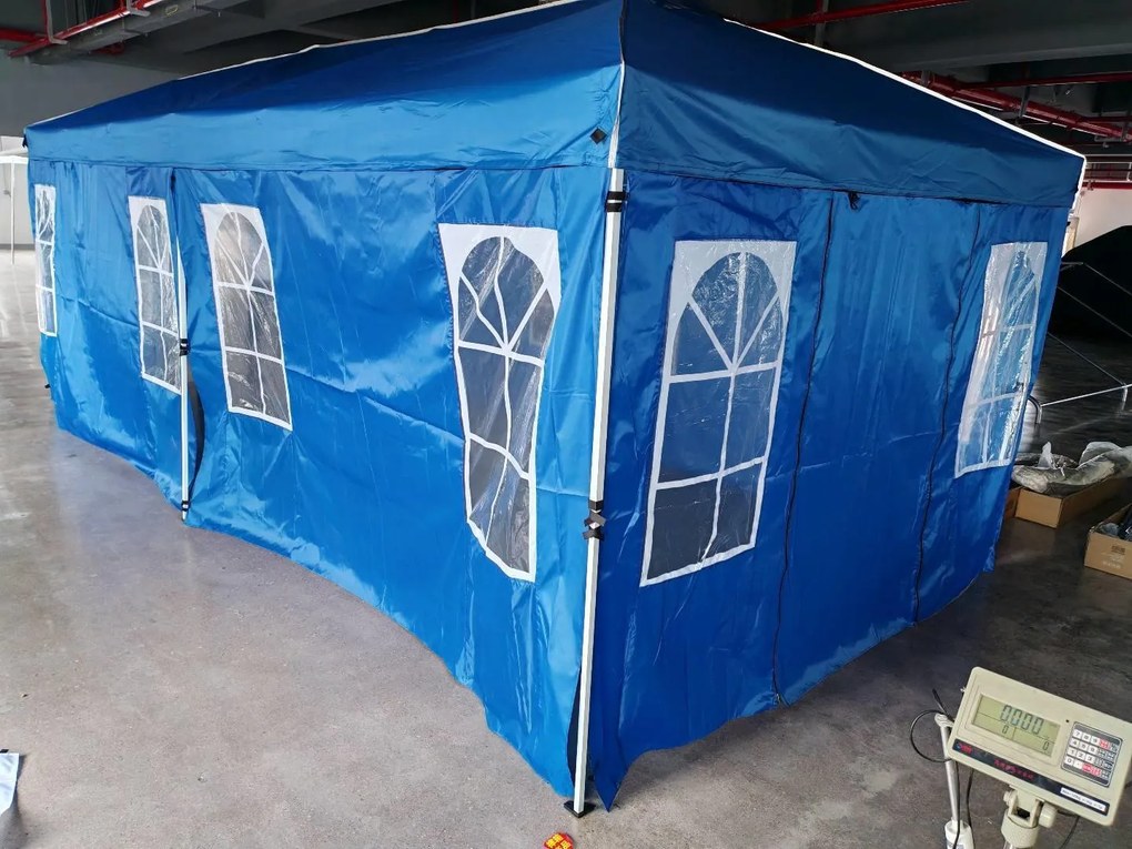 Costway Pavilon Pop-up párty stan výškově nastavitelný s 6 bočními stěnami