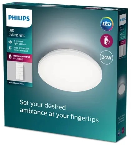 Philips - LED Stmívatelné stropní svítidlo WINCEL LED/24W/230V 2700-6500K + DO