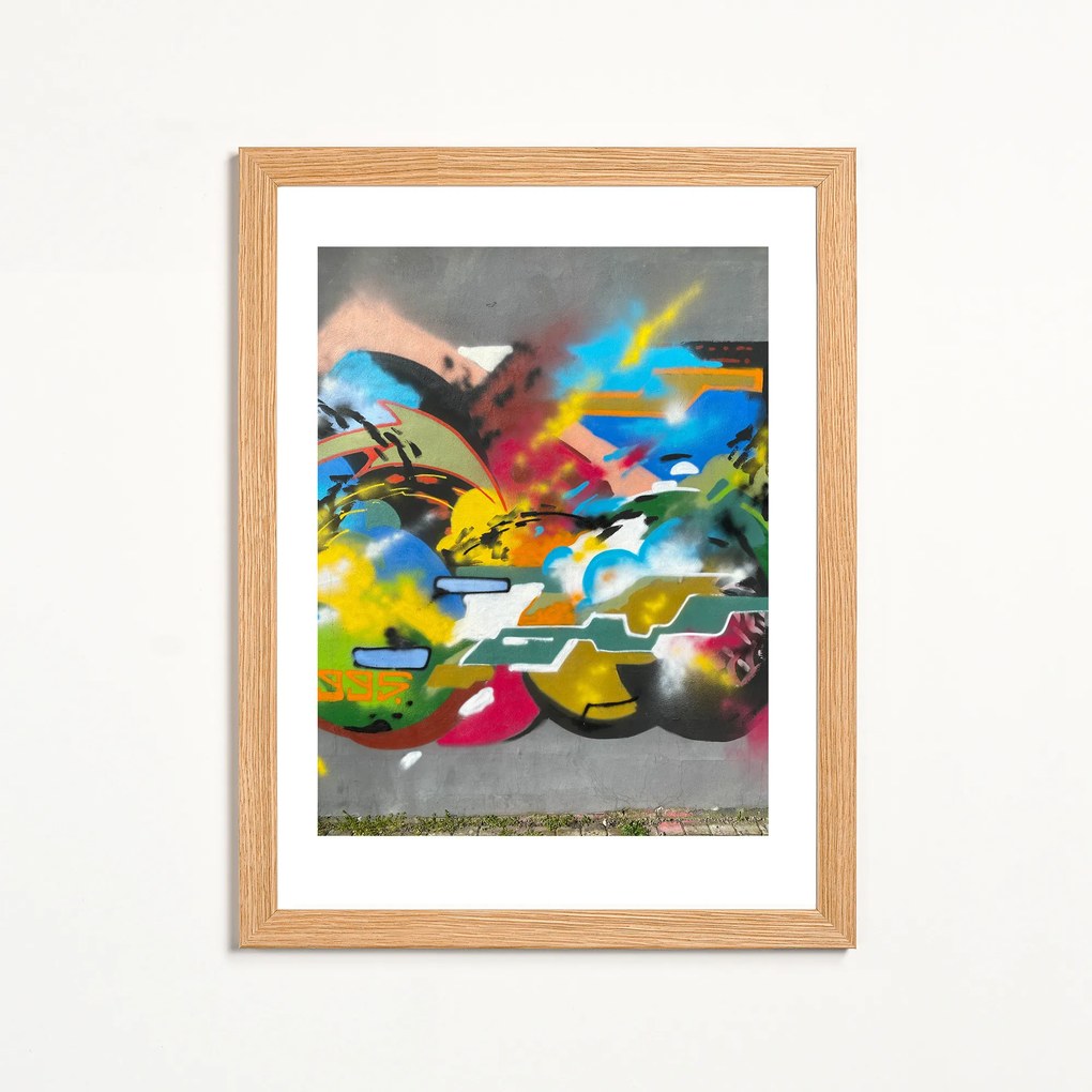Yudoe 06 | Letter W Rám: Černý, Velikost: 60 x 40 cm