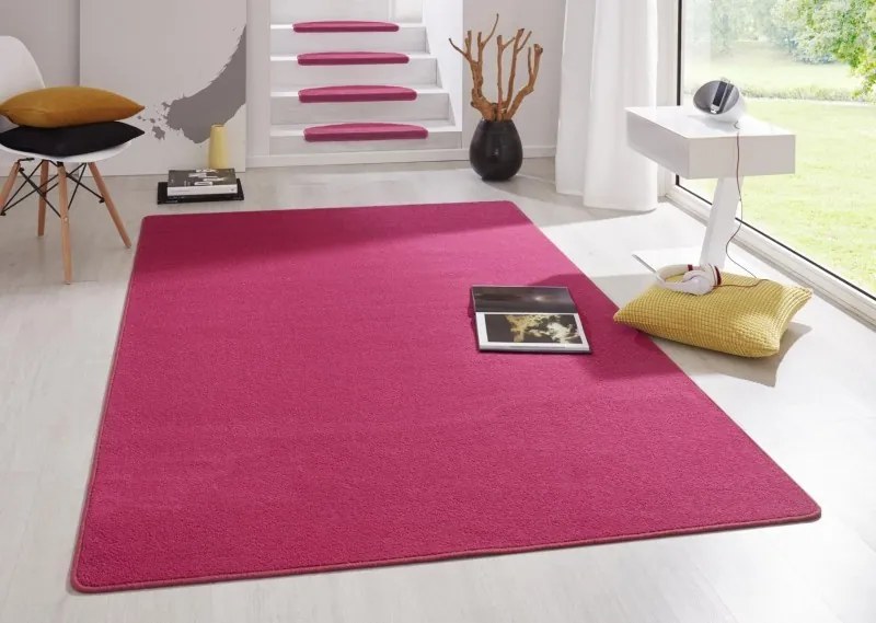 Hanse Home, Kusový koberec Fancy 103011 Pink - růžový, 80x300, růžová, ložnice