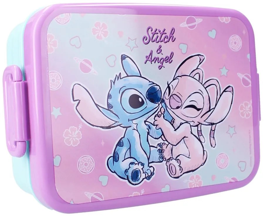 Box na svačinu Lilo & Stitch - odolný plast bez obsahu BPA, ideální do školy i na výlety
