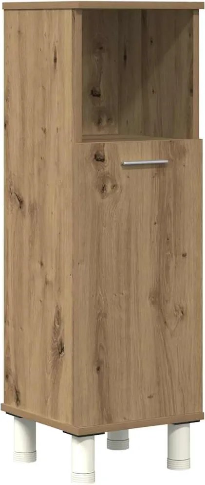 4dílná koupelnová sestava dub artisan kompozitní dřevo 3328558