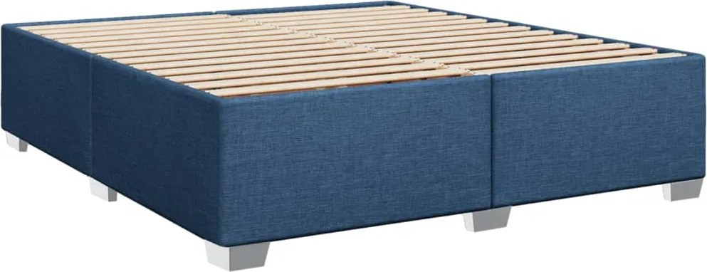 Rám postele bez matrace modrý 180 x 200 cm textil 3284498