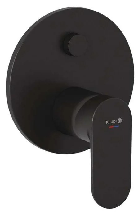 Kludi X1 - Baterie pod omítku, pro 2 spotřebiče, matná černá 327593975