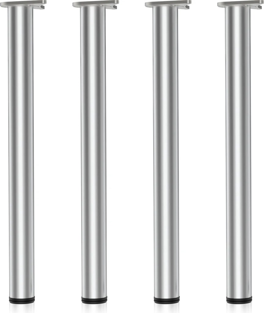 Psací stůl Wiltec – 60 mm, 870 mm, sada 4 ks (60202)