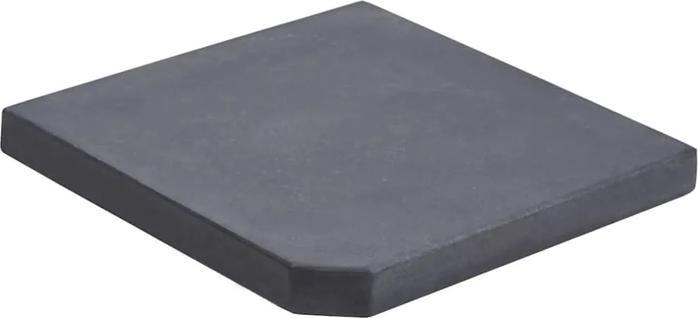 Závaží pro slunečník černé žulové čtvercové 25 kg 313669