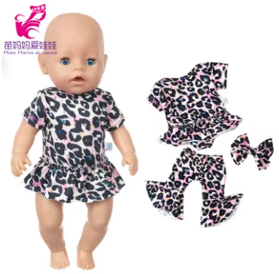 Šatičky, sety a soupravy pro panenky American girl a Baby Born Varianta: A21 leopardí set