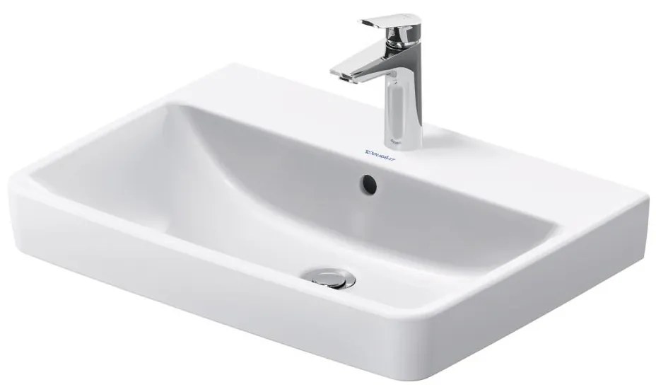 Duravit 23756500002 - Závěsné umyvadlo D-NEO 65x46 cm keramika/lesklá bílá