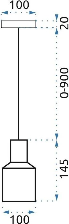Toolight - Stropní lampa E27 60W APP931-1CP, bílá-zlatá-terrazzo, OSW-07006