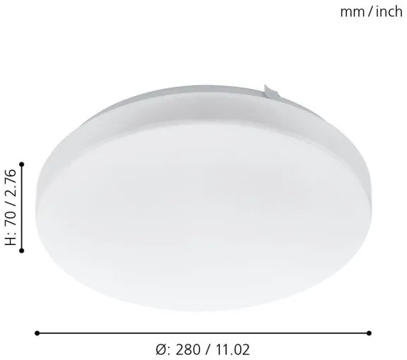 Eglo 97871 - LED Stropní svítidlo FRANIA LED/11,5W/230V