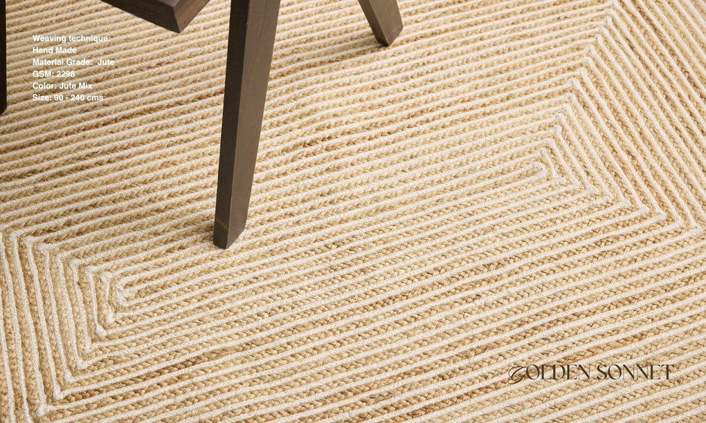 Diamond Carpets India, Ručně vázaný kusový koberec Aerie J 37 Natural, 200x290, béžová, chodba / předsíň