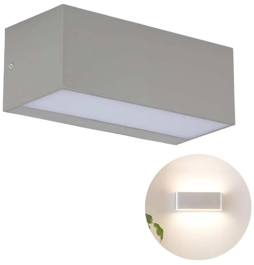 LED Venkovní nástěnné svítidlo LED/12W/230V 3000K IP65