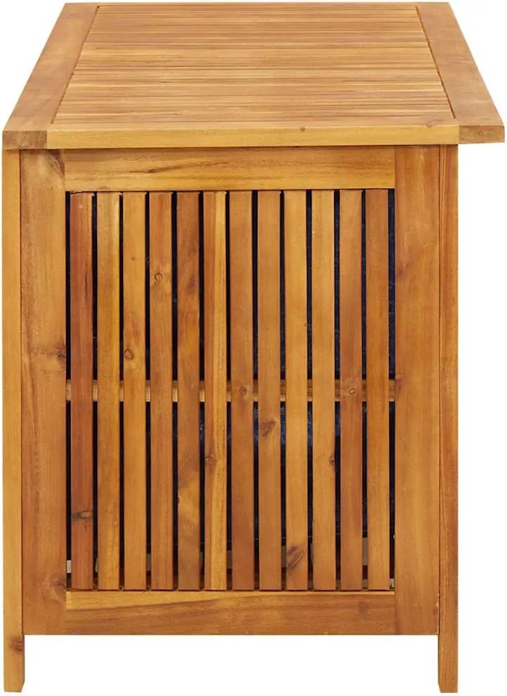 Zahradní úložný box 113 x 50 x 58 cm masivní akáciové dřevo 316678
