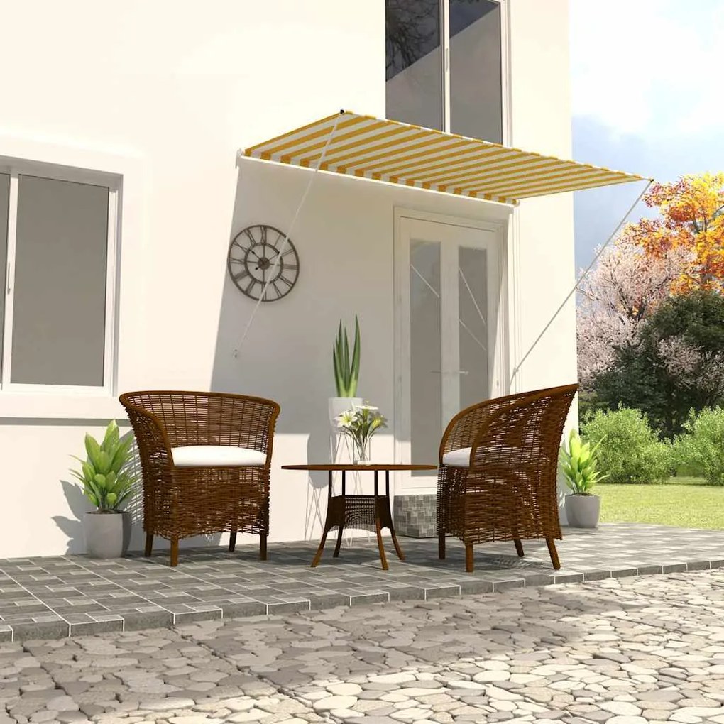 vidaXL Zatahovací markýza 200 x 150 cm [42037109] Barva: krémová