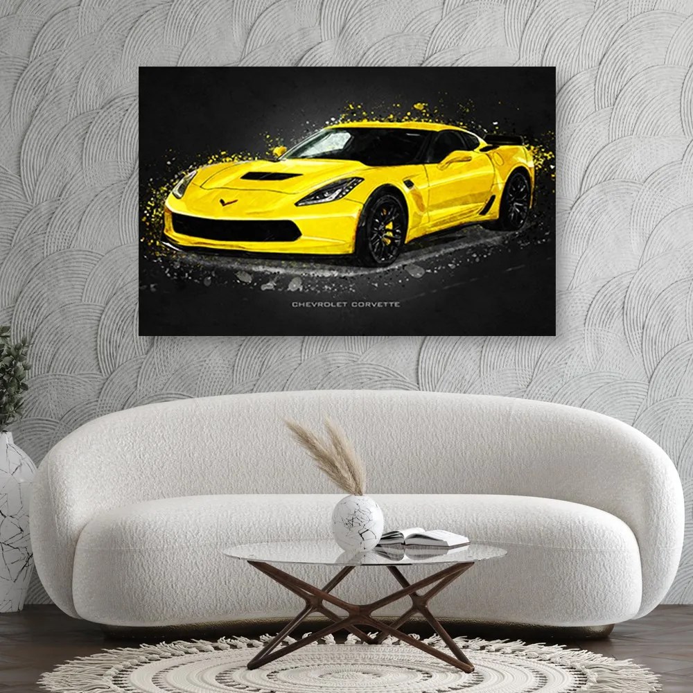 Gario Obraz na plátně Chevrolet corvette - Gab Fernando Rozměry: 60 x 40 cm