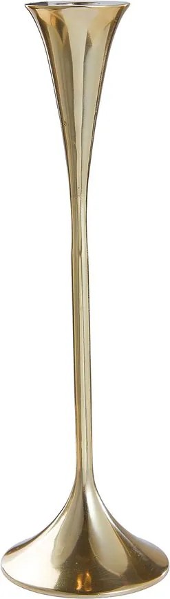 HIGHLIGHT Svícen na dlouhou svíčku 30 cm - zlatá