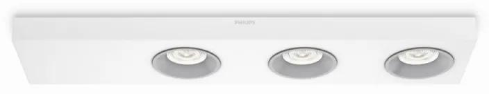 Philips 31213/31/16 LED bodové svítidlo Qune 3x4,5W|2700K