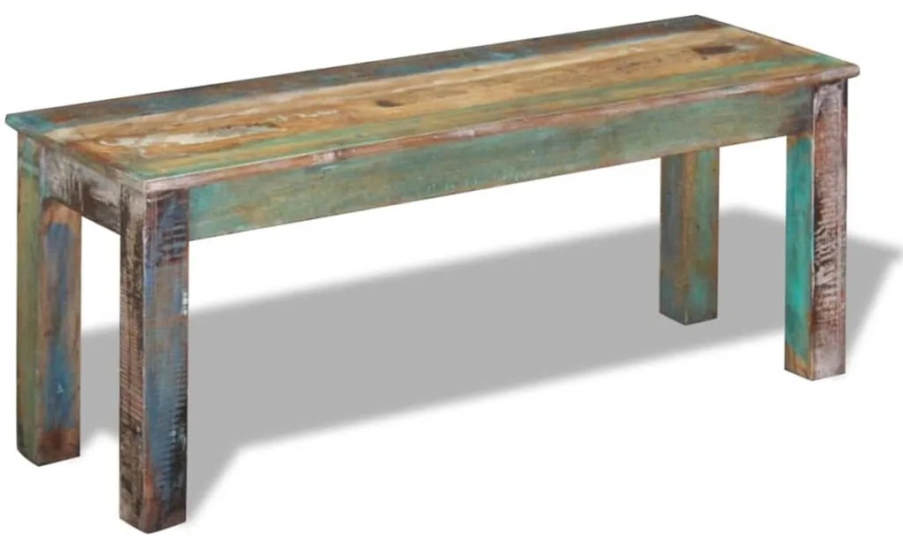 Lavice masivní recyklované dřevo 110 x 35 x 45 cm 243454