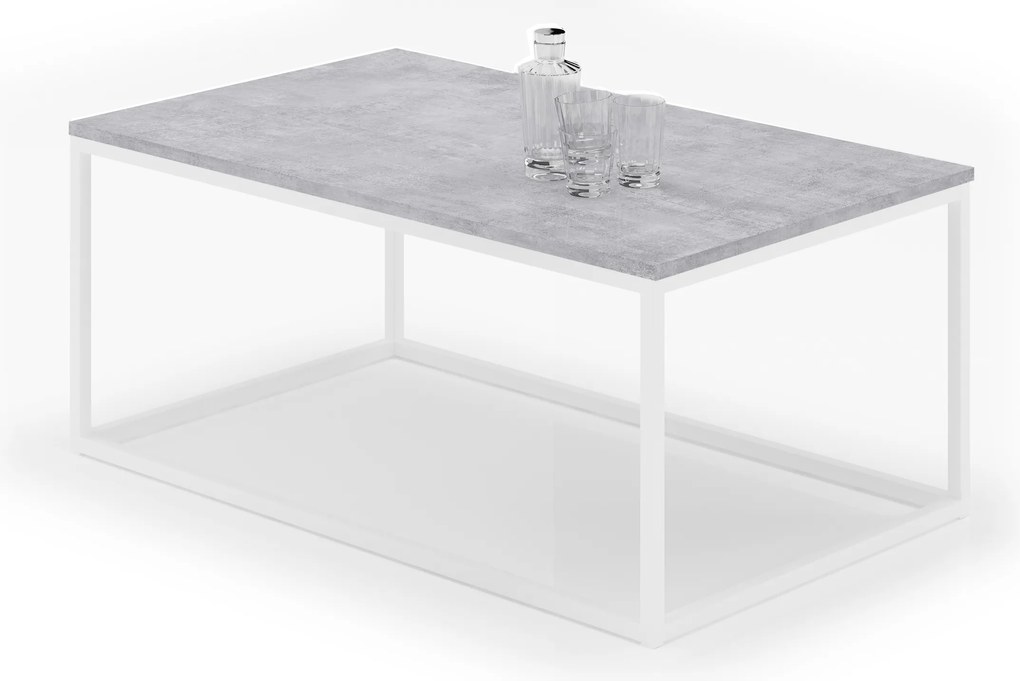 ADRK Furniture Konferenční stolek NARISA 100x60 CT-NAR-W-BE