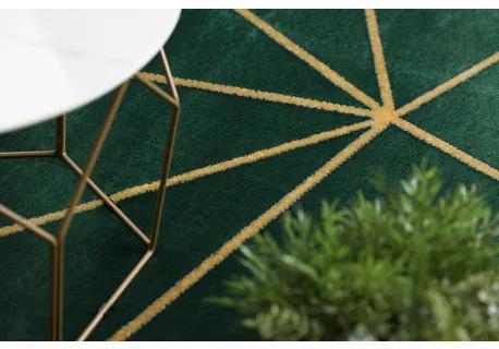 koberec EMERALD výhradní 1013 glamour, stylový geometrický lahvově ze velikost 160x220 cm | krásné koberce cz