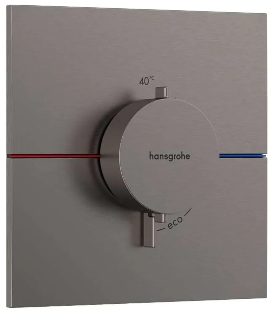 Hansgrohe ShowerSelect Comfort - Termostatická baterie pod omítku, kartáčovaný černý chrom 15574340