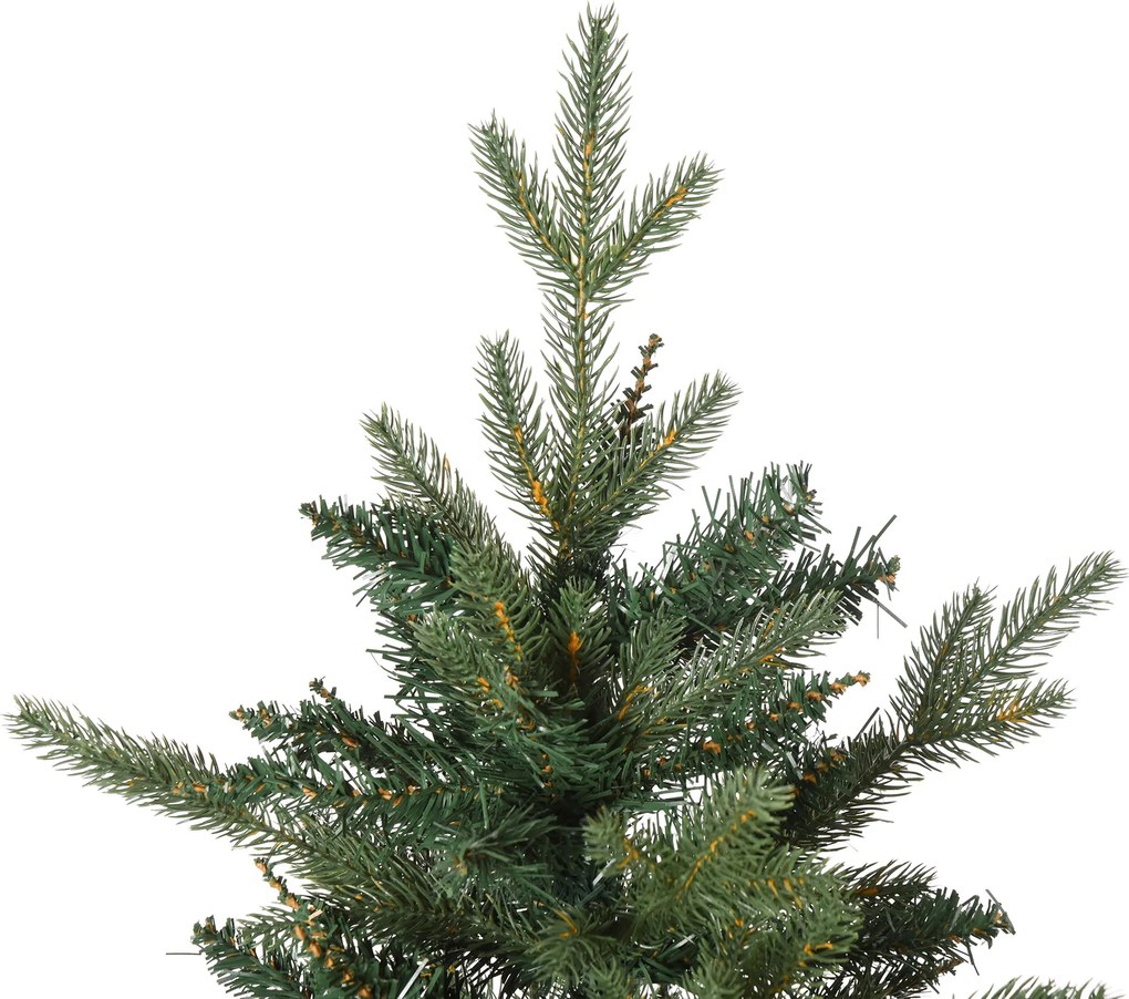 Aosom Umělý vánoční stromek 150 cm, umělý vánoční stromek s 946 hroty, vánoční stromek, vánoční dekorace včetně kovového stojanu do interiéru