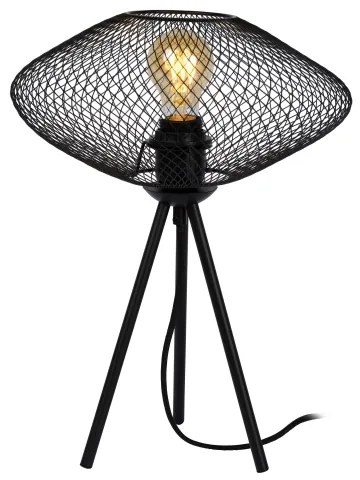 Lucide 21523/01/30 - Stolní lampa MESH 1xE27/40W/230V černá