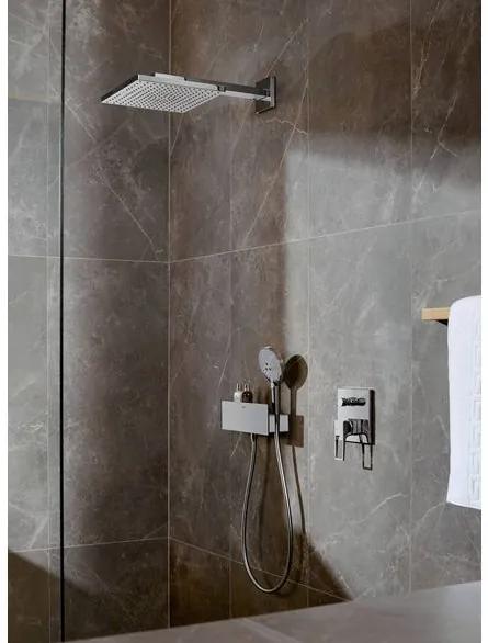 Hansgrohe Raindance Select S Ruční sprcha 12,5 cm, s EcoSmart, kartáčovaný černý chrom 26531340