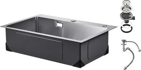68 cm umyvadlová tyč z nerezové oceli pro montáž na horní dřez