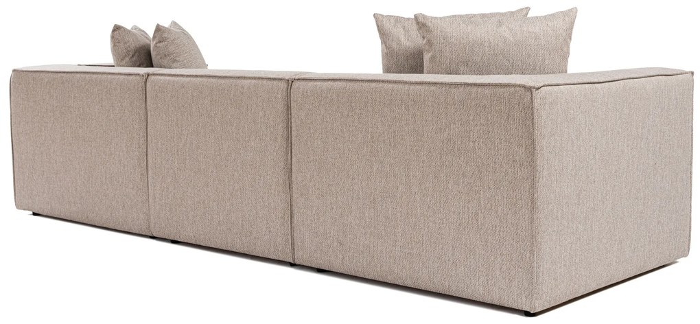 Atelier del Sofa 3-místná pohovka Sora 3 - Sand Beige, Písková Béžová