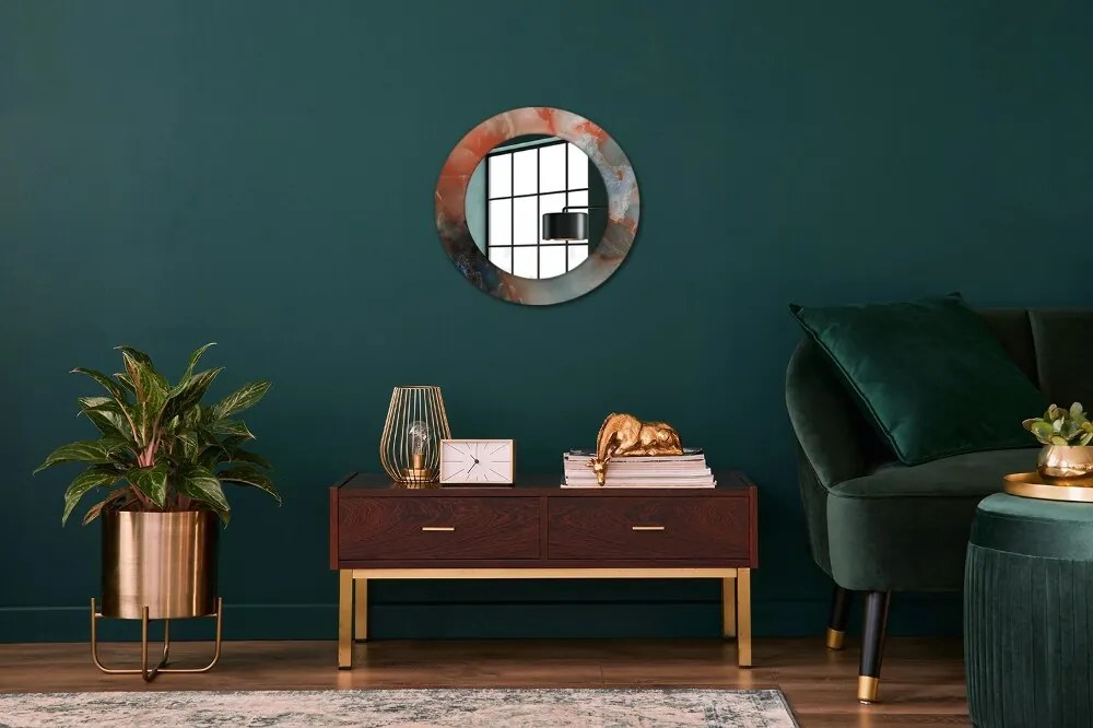 Kulaté dekorativní zrcadlo Onyx kuličky fi 50 cm
