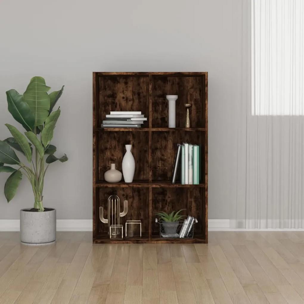vidaXL Knihovna/příborník 66 x 30 x 98 cm kompozitní dřevo [800350] Barva: Betonová šedá