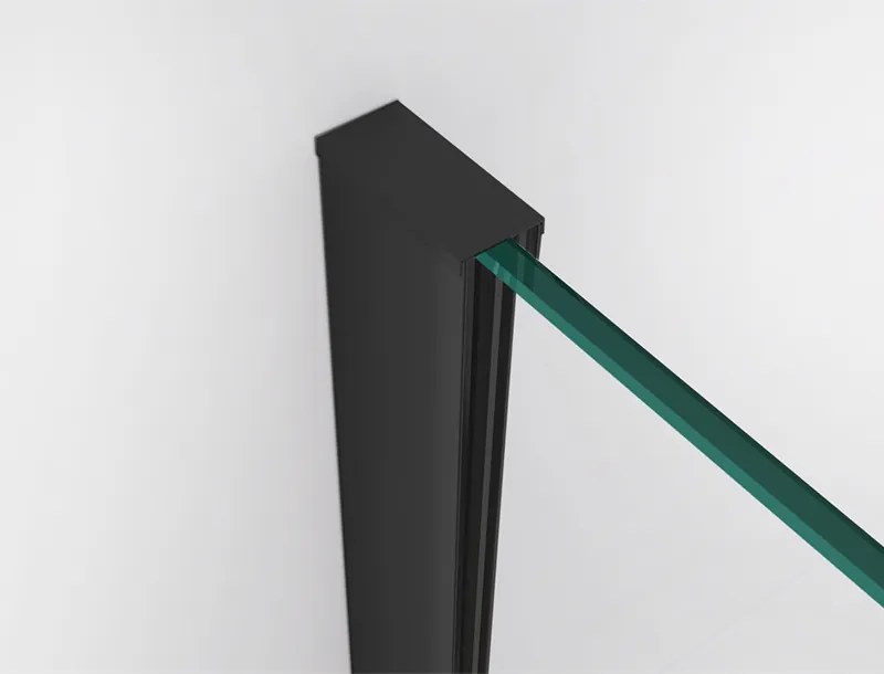 BPS-koupelny Obdélníkový sprchový kout ZES KZ03D BL 120x100 černá/transparent - bez vaničky