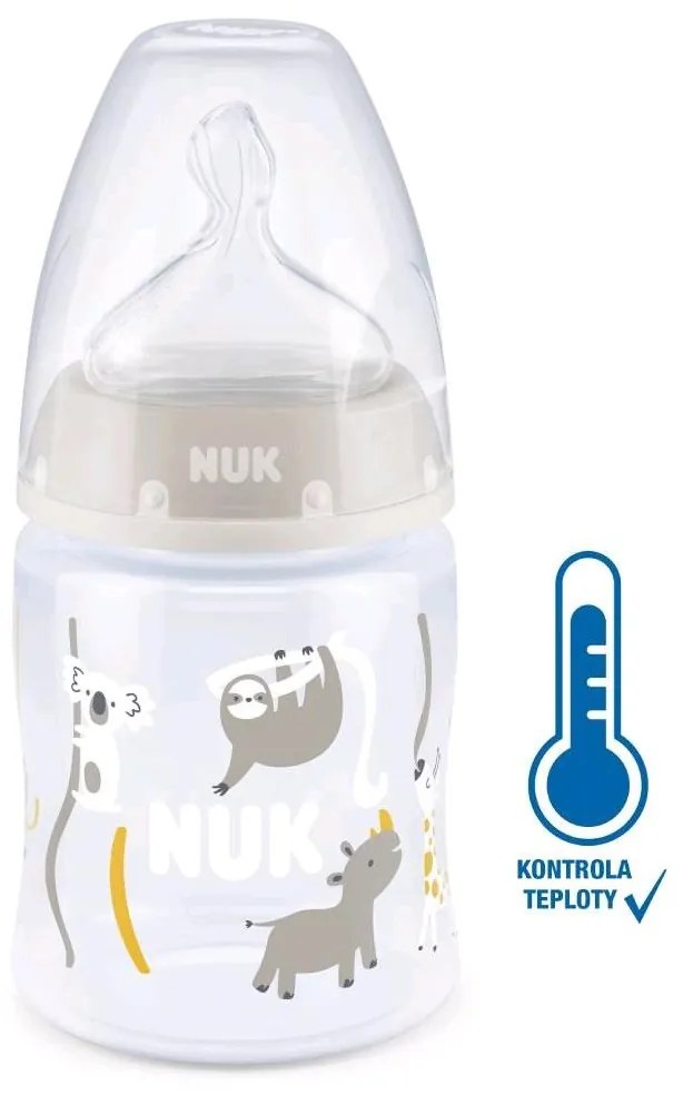 Kojenecká láhev NUK First Choice Temperature Control 150 ml beige Béžová