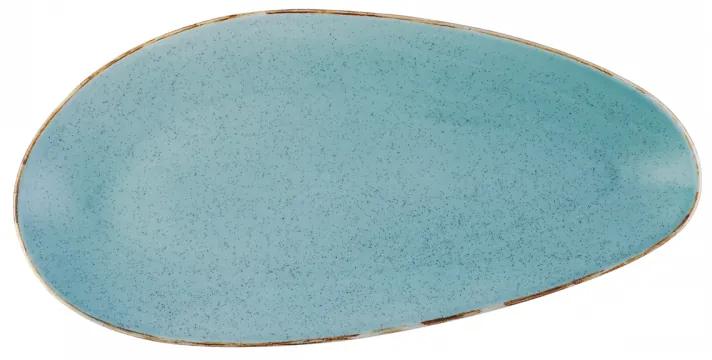Lunasol - Talíř oválný Sand tyrkysový 40 cm - Gaya (451960)