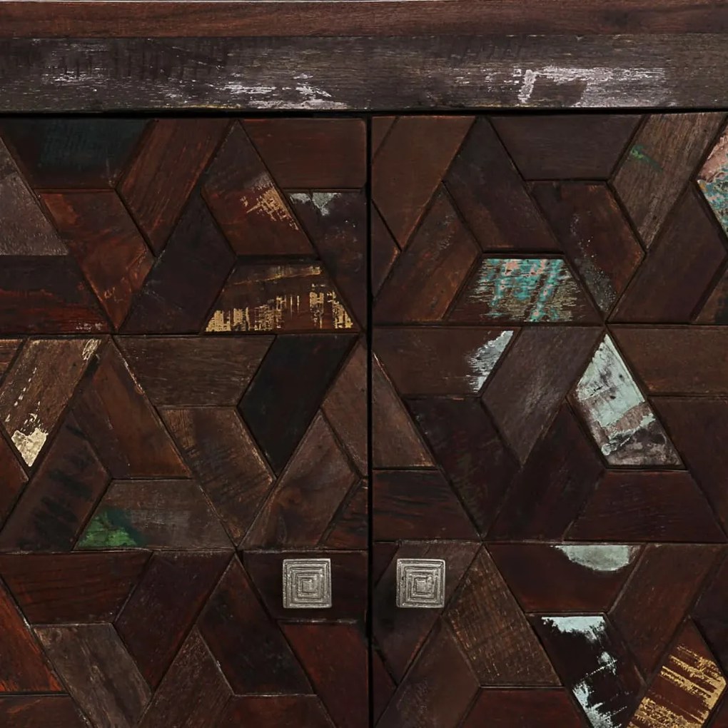 Příborník Masivní Recyklované Dřevo 60 X 30 X 76 Cm