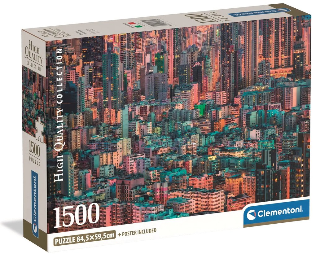 Clementoni - Puzzle 1500 Hongkong
