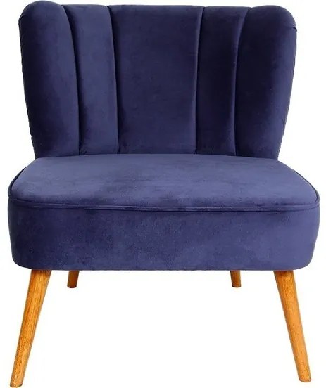 Atelier del Sofa Křeslo Moon River - Dark Blue, Tmavá Modrá