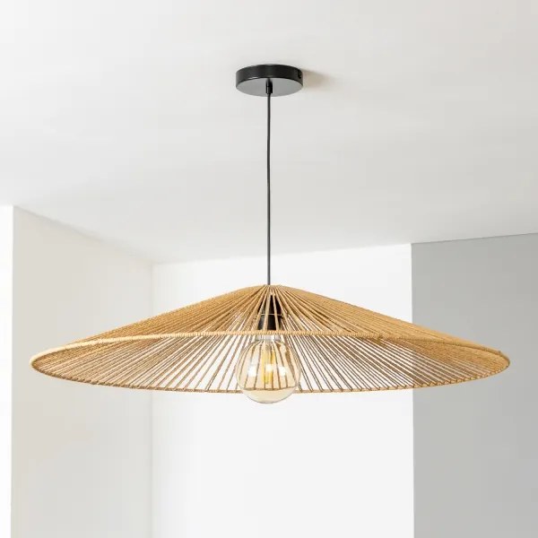 Brilagi - LED Lustr na lanku CERIA BOHO 1xE27/40W/230V pr. 90 cm hnědá