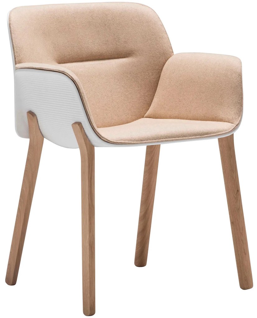 Andreu World designové židle Nuez Armchair Wood