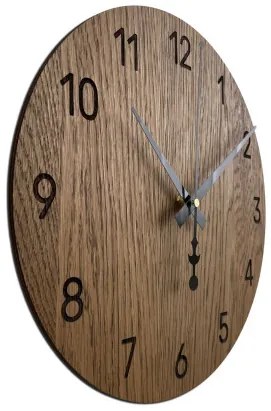 Dřevěné hodiny na zeď – moderní design I SENTOP MAS002-A-akcia20