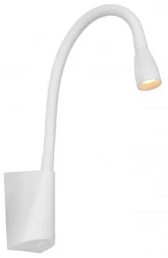 LUCIDE GALEN Bedside Lamp LED 3W White, nástěnné svítidlo