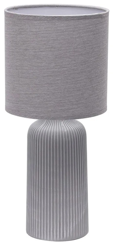 ONLI - Stolní lampa SHELLY 1xE27/22W/230V šedá 45 cm