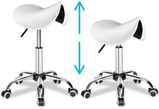 Pracovní židle STRATUM bílá