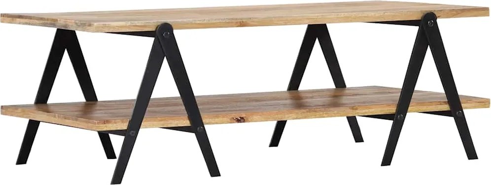 Konferenční stolek 115 x 60 x 40 cm masivní mangovník 248094