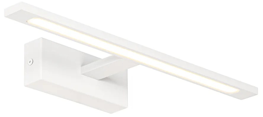 Nástěnné svítidlo bílé 41,5 cm vč. LED IP44 - Jerre